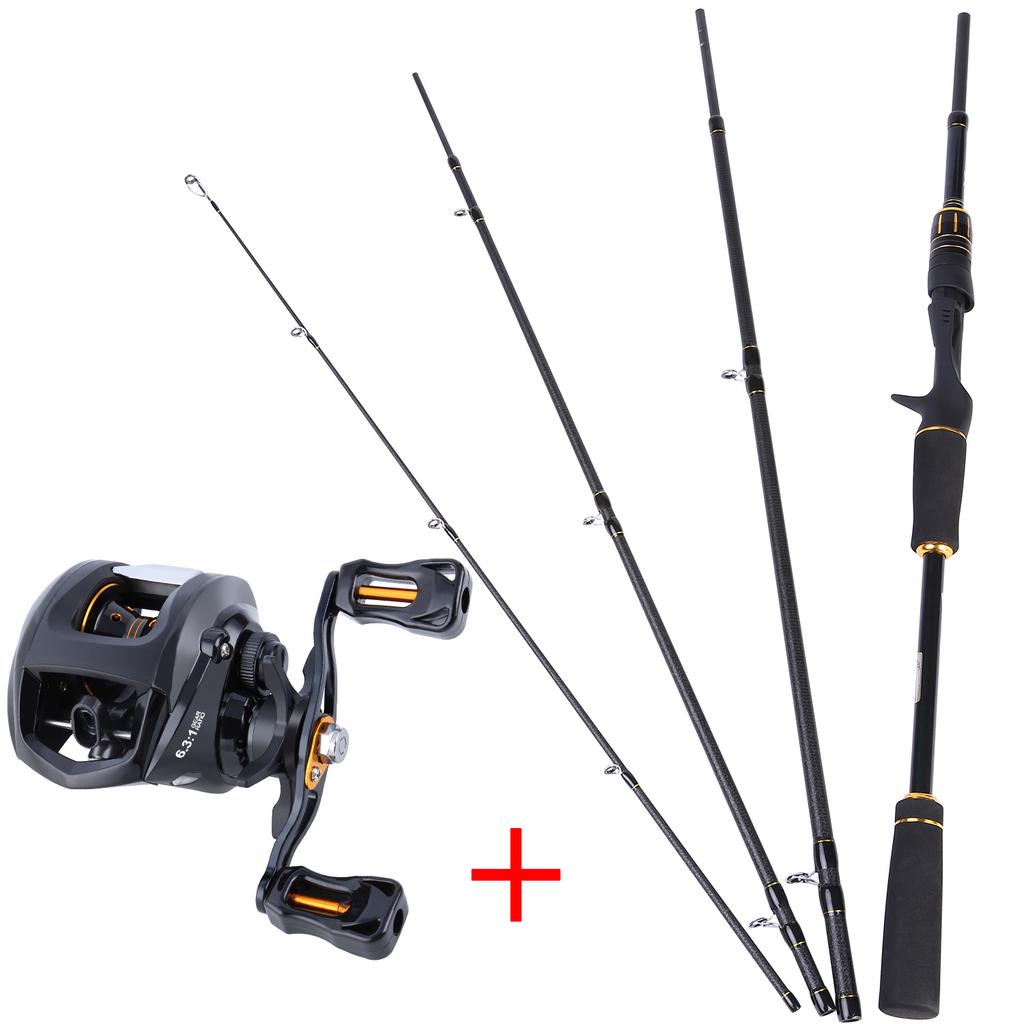 Cheap BaitCasting Rods + Reels Combos Casting Fishing Rod Reel Combos ...