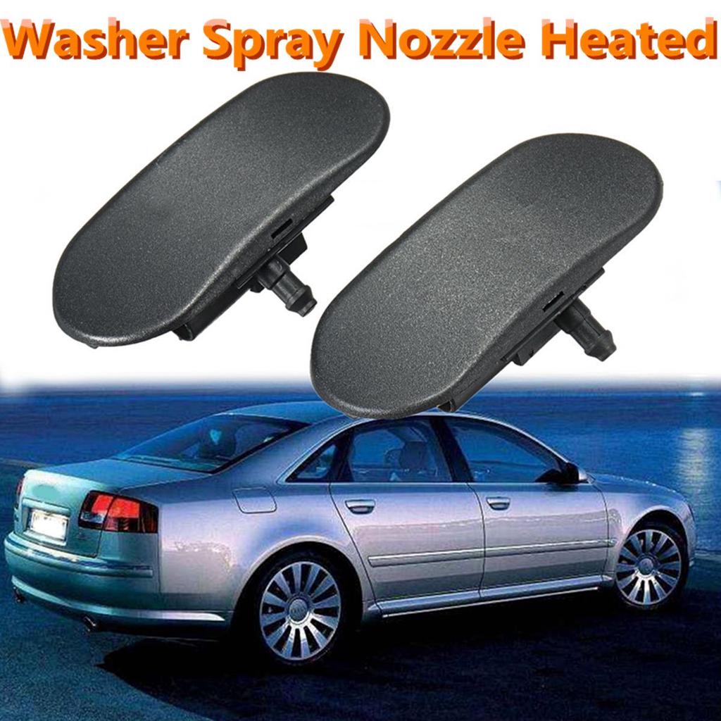 Buy 2Pcs Car Front Windshield Washer Spray Nozzle Heated For Audi A6 S6 ...