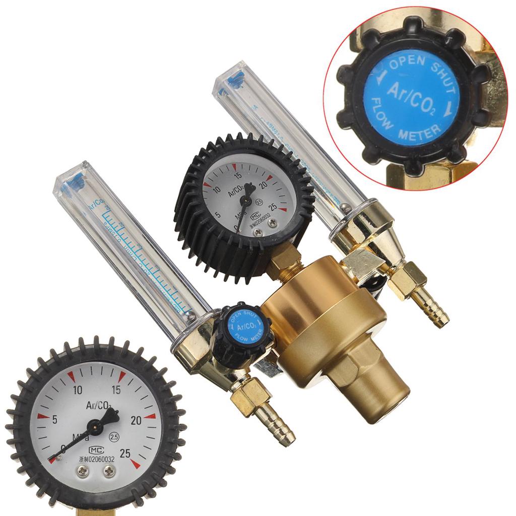 Buy Dual HTP Argon CO2 MIG TIG Flow Meter Regulator Welding Weld Double ...