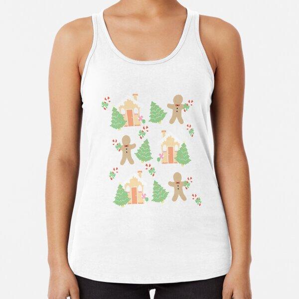 Buy Gingerbread Man And Gingerbread House 1 Printed White Women'S Sport ...
