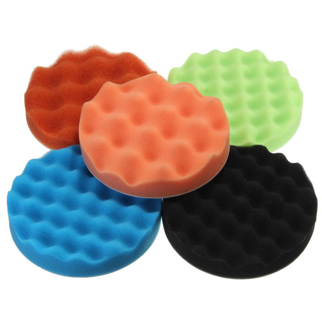 Buy 7x 3‘‘5‘‘6‘‘7‘‘Buffing Sponge Polishing Pad Hand Tool Kit For Car ...