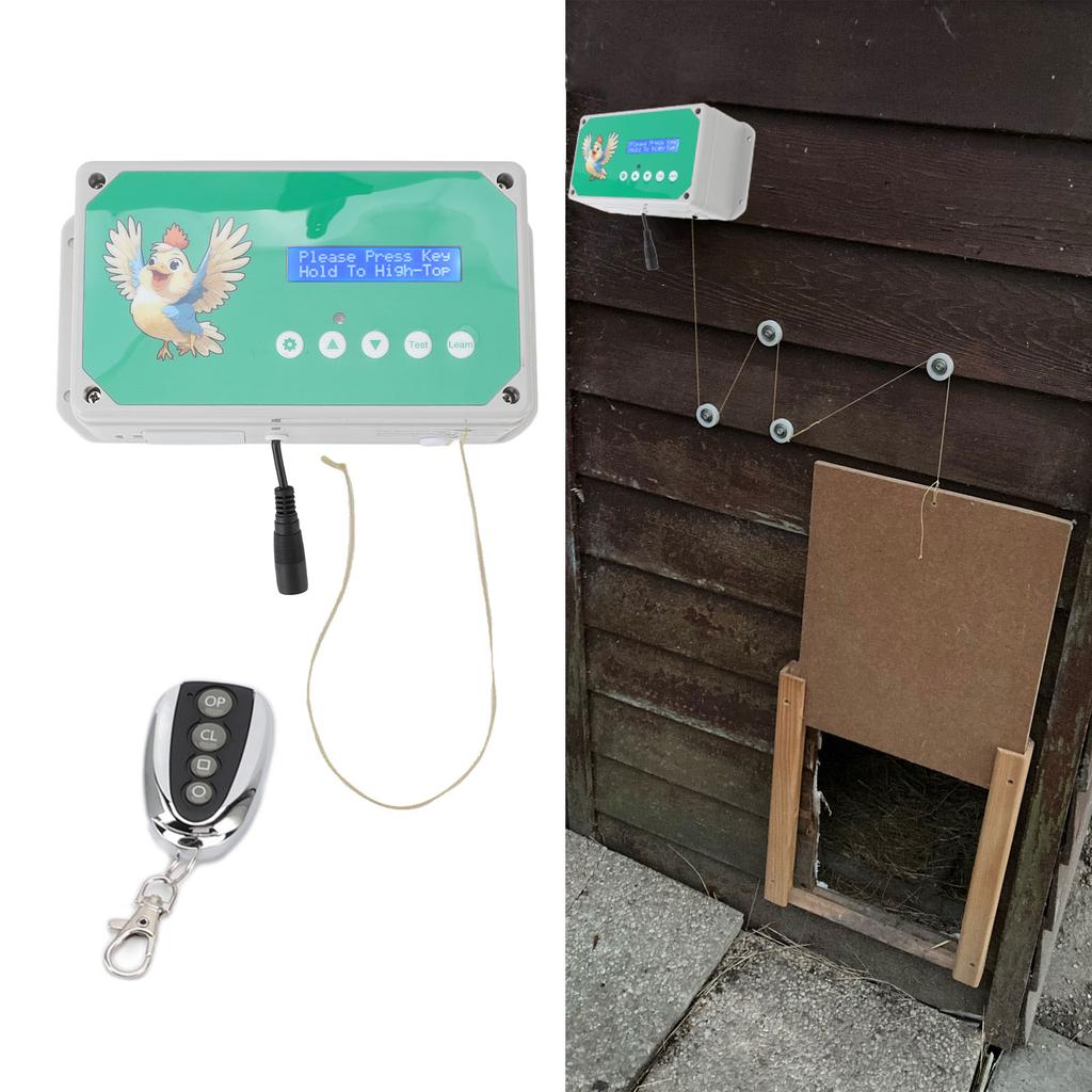 Buy Chicken Coop Door Controller IP44 Waterproof Timer Remote Control ...