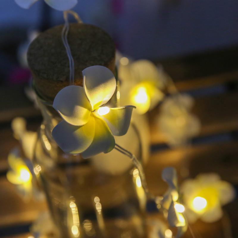 Buy Holiday Lighting LED String Lights 2M 20leds DC5V AA Battery Flower ...