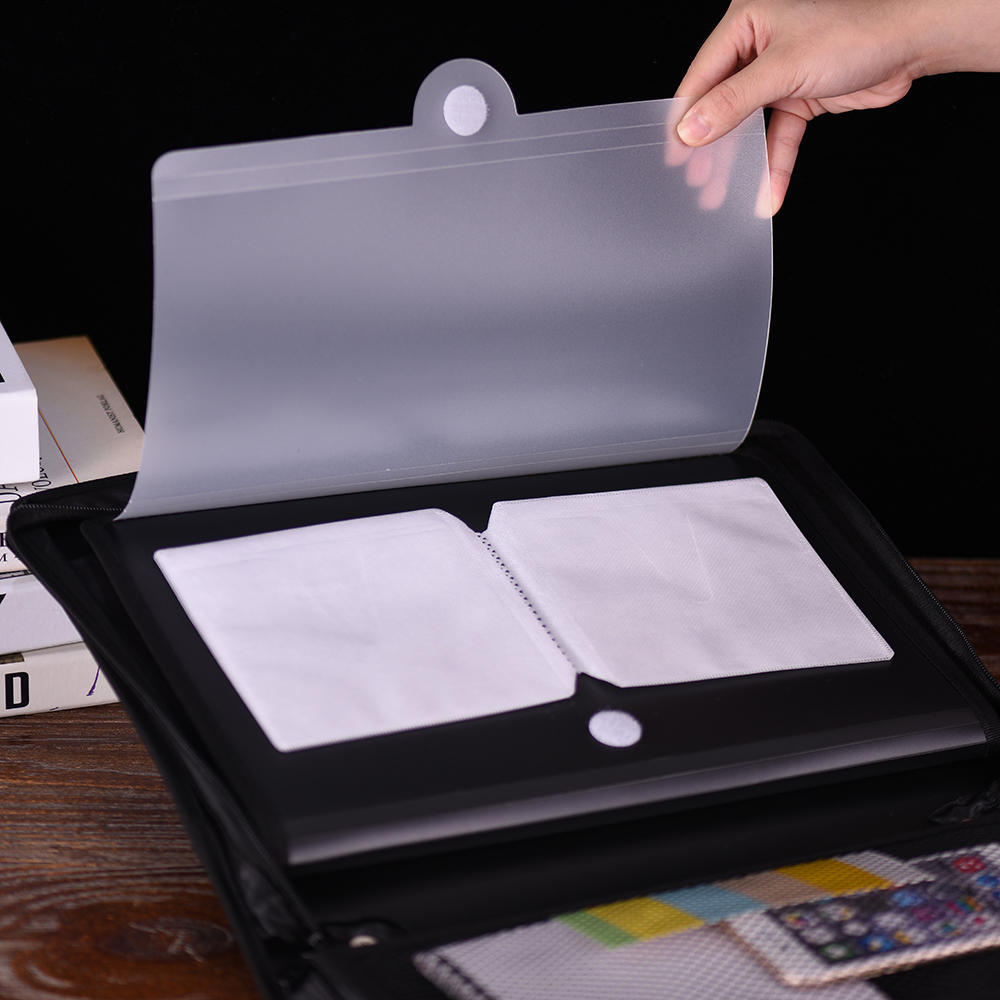 Buy A4 Zipper Business Protfolio Briefcase File Folder Organizer Bag CD ...