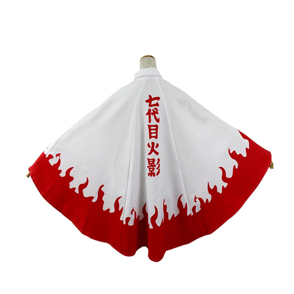Boruto Uzumaki The Seventh Hokage Anime Cosplay Costume Cloak Cape ...