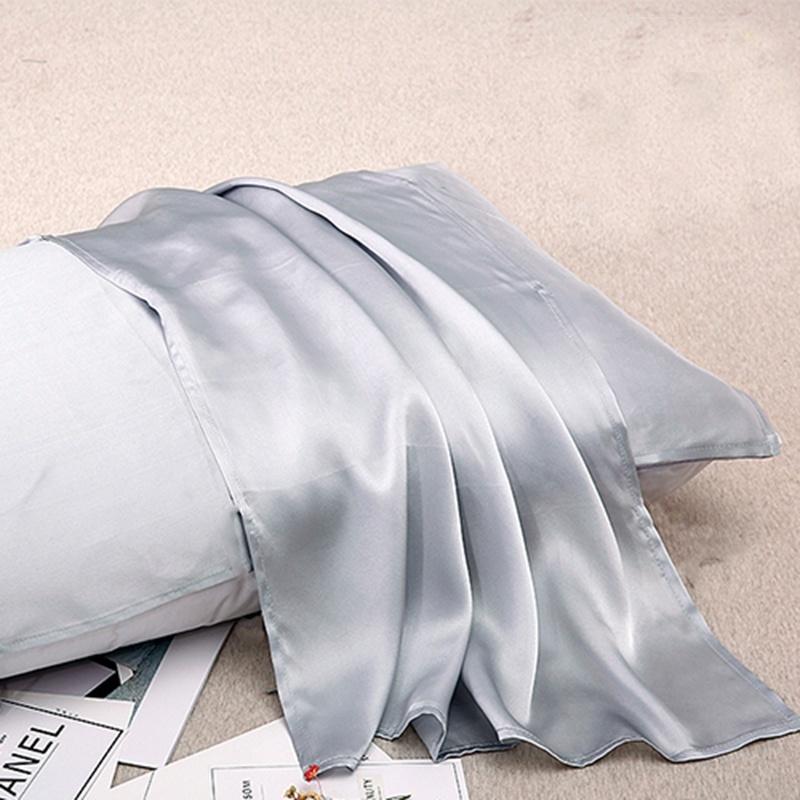 Buy Pure Imitation Silk Satin Pillowcase Comfortable Smooth Pillowcase ...
