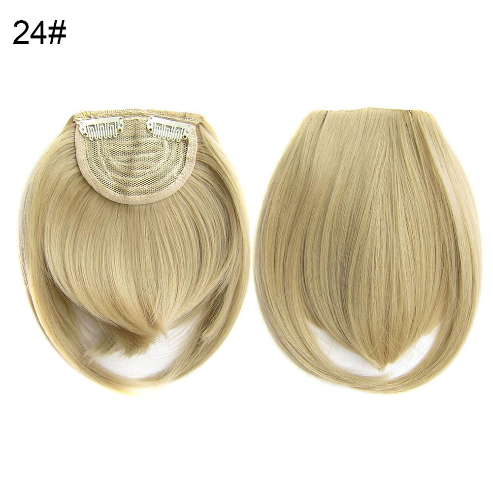 Buy Clip-in Hair Girls Wig Straight Fringe Extensions Extension Front ...