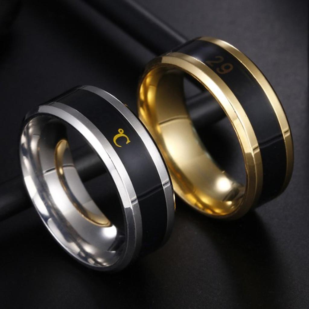 Cumpără Newborn Genius Ring for Lovers Smart Temperature Ring Display ...