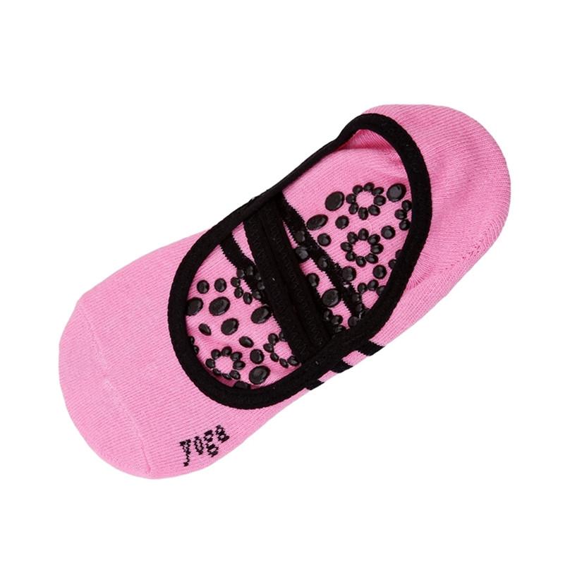 Buy Round Head Halter Yoga Lady Anti-skid Grip Pilates Non Slip Socks ...