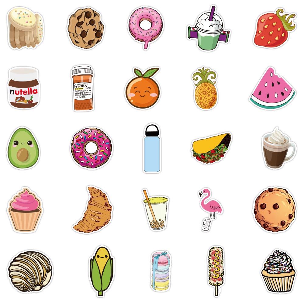 Satın alın 50Pcs/Package Graffiti Decorative Stickers Ipad Waterproof ...
