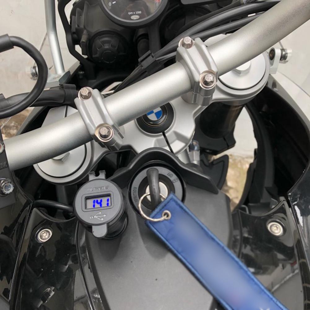 Buy Quick Charge 3.0 Dual USB Motorcycle Charger Plug Socket Cigarette ...