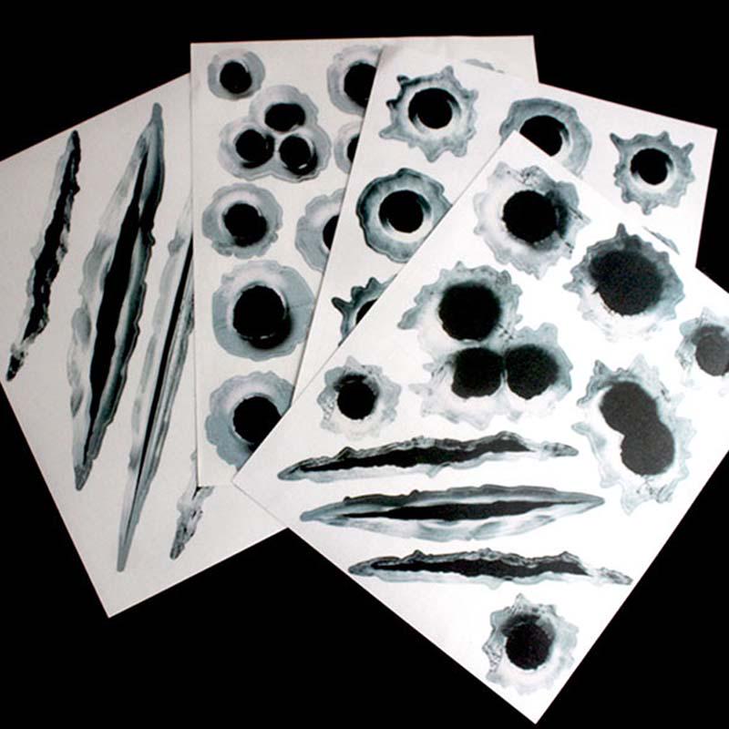 Buy 1Pcs Creative Car Styling 3D Fake Bullet Hole Gun Ss Funny Car ...