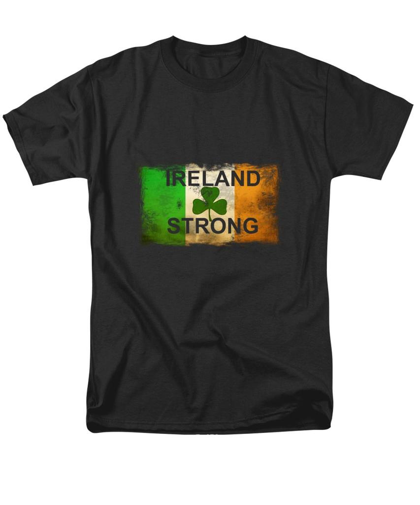 Buy Men Premium Cotton ireland strong irish Print Tees Funny Harajuku ...