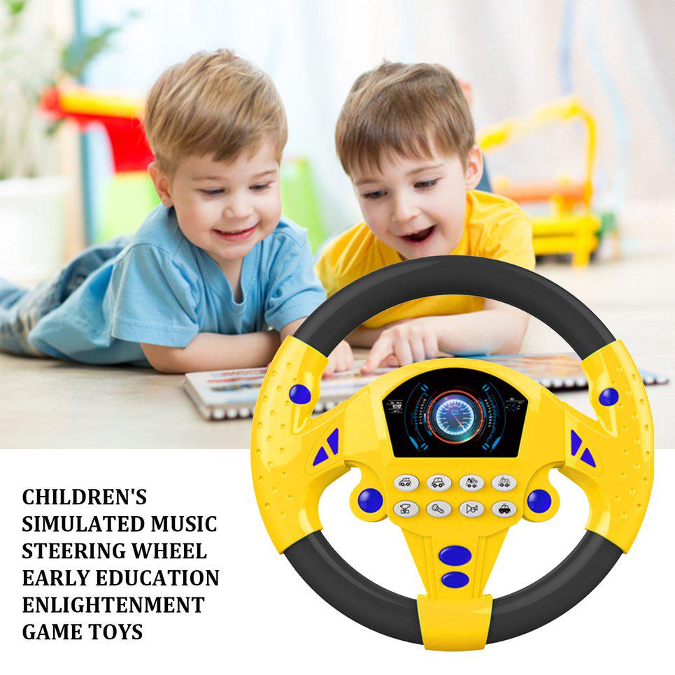 Buy Electric Toy Musical Instruments For Kids Steering Wheel Musical ...