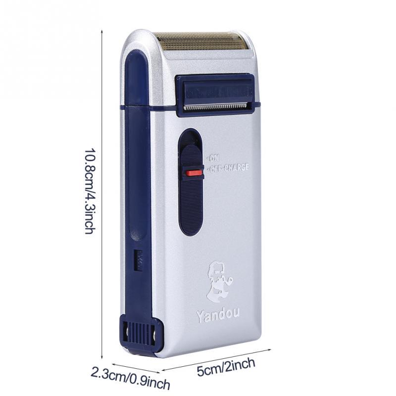 Men Rechargeable Shaver Electric Razor Sideburn Trimmer Classical Beard ...