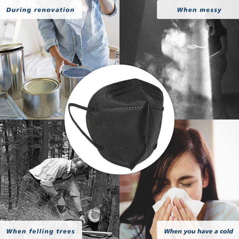 Buy 10/30/50/100PCS KN95 FFP3 PM2.5 Anti-Pollution Face Mouth Mask ...