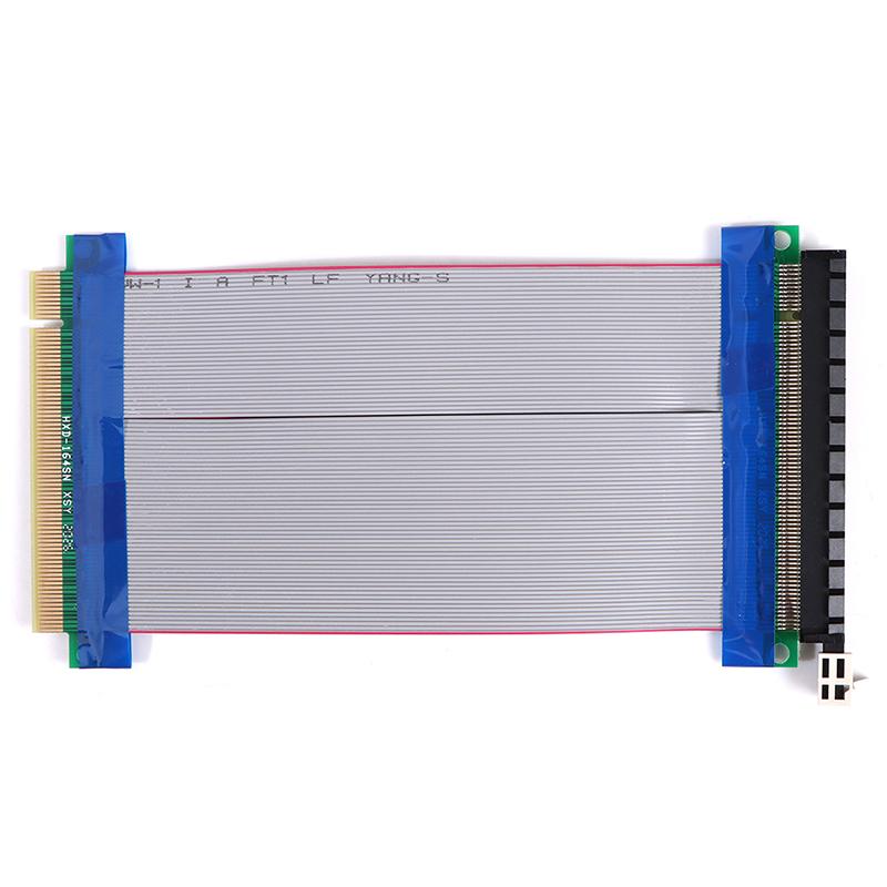 Buy 16X To 16X Pci-E Express Ribbon Flexible Powered Riser Extender ...