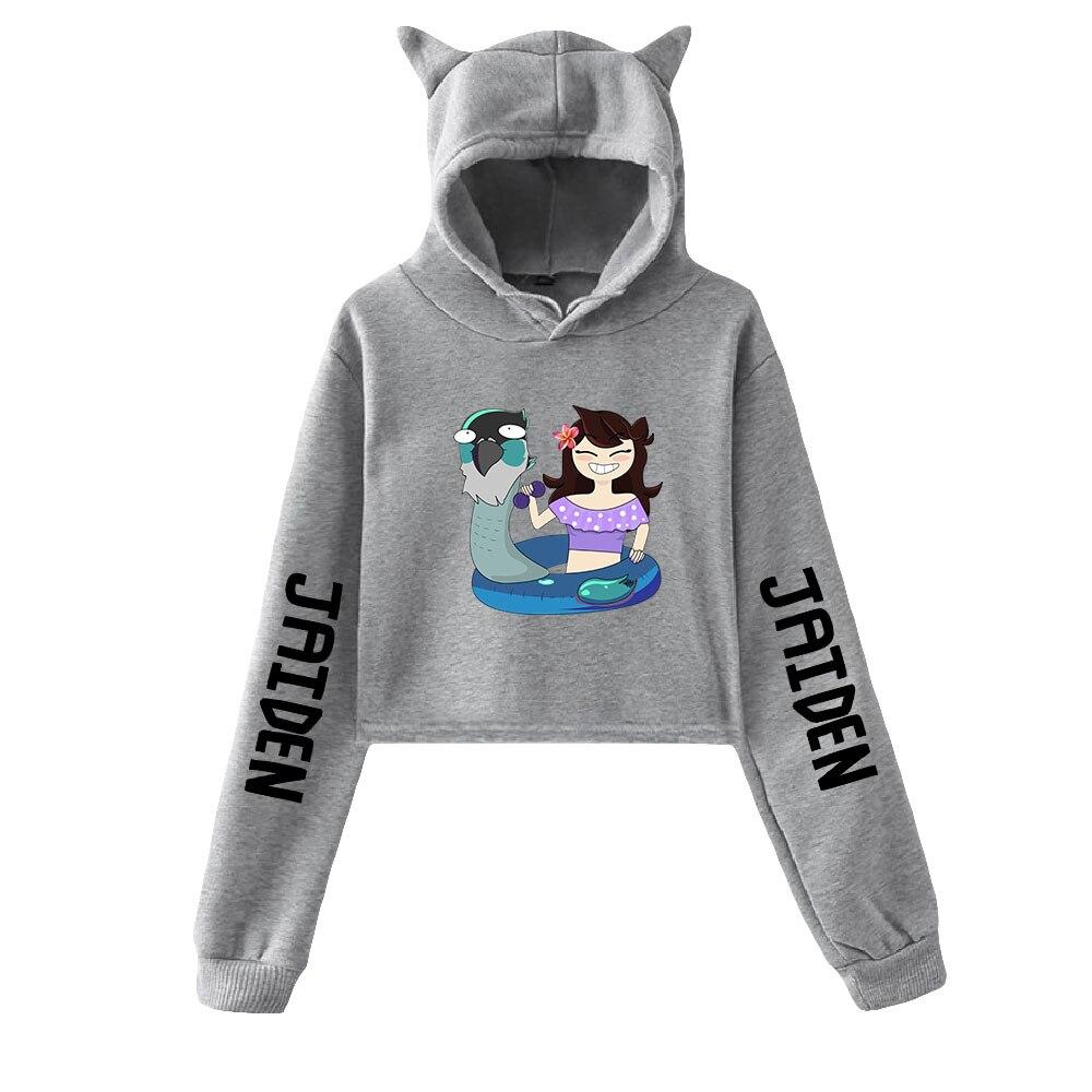 Jaiden Animations Cat Ears Hoodie Women 'S Long -Sleeved Hooded ...