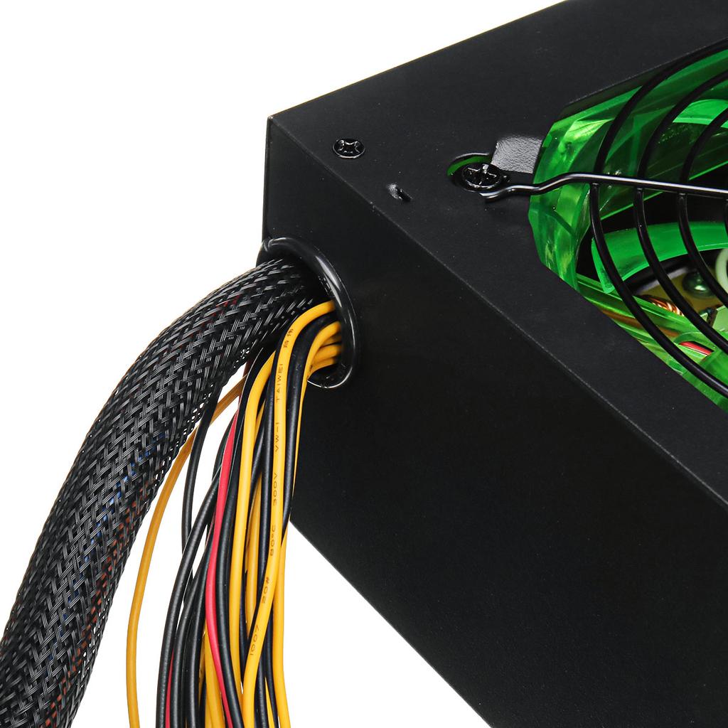 Buy 800W 120mm LED Fan ATX Mining Bitcoin Power Supply Power Supply 24 ...