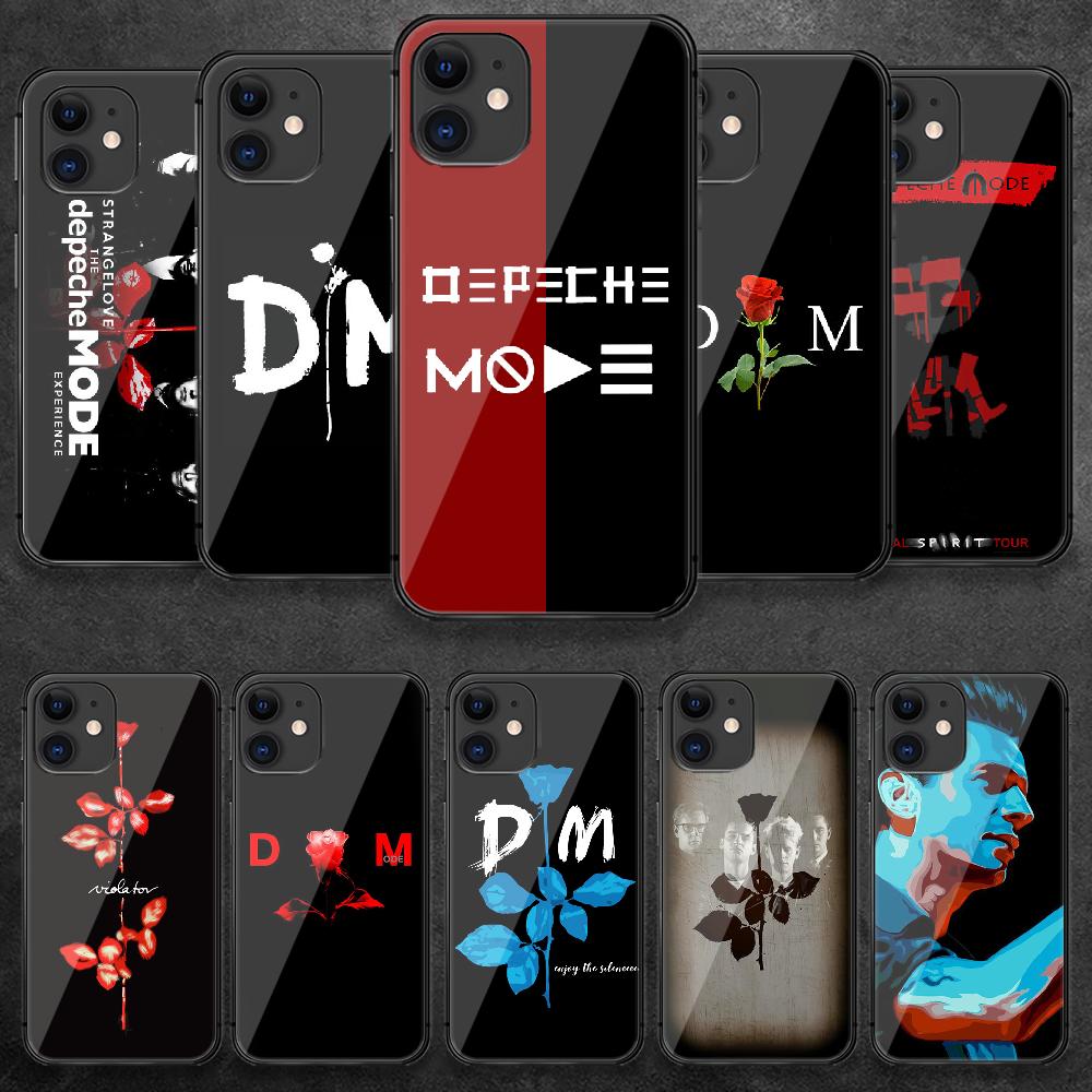 Cheap Depeches Rose Tempered Glass Phone Case For iPhone Samsung Galaxy ...