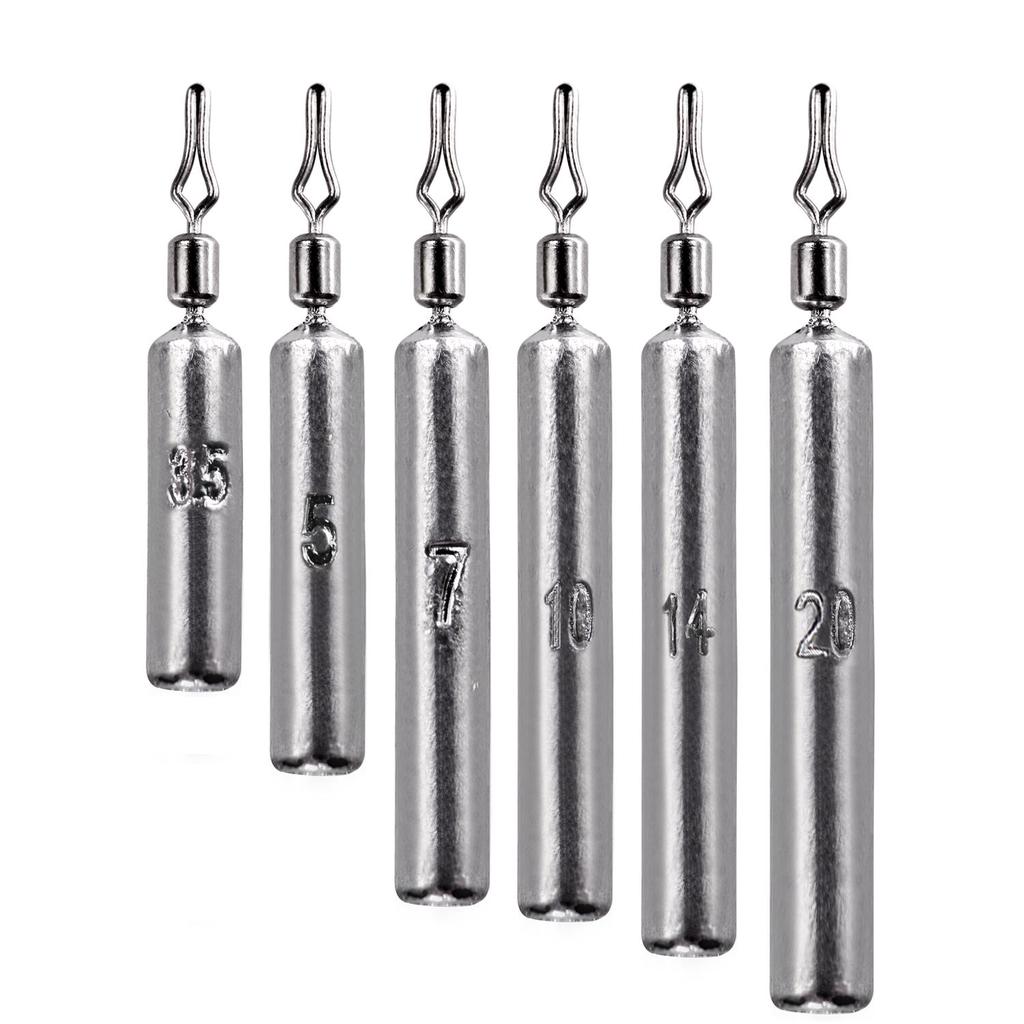 Buy 10pcs 20g 14g 10g 7g 5g 3.5g Wacky Rig Weights Fishing Accessories ...