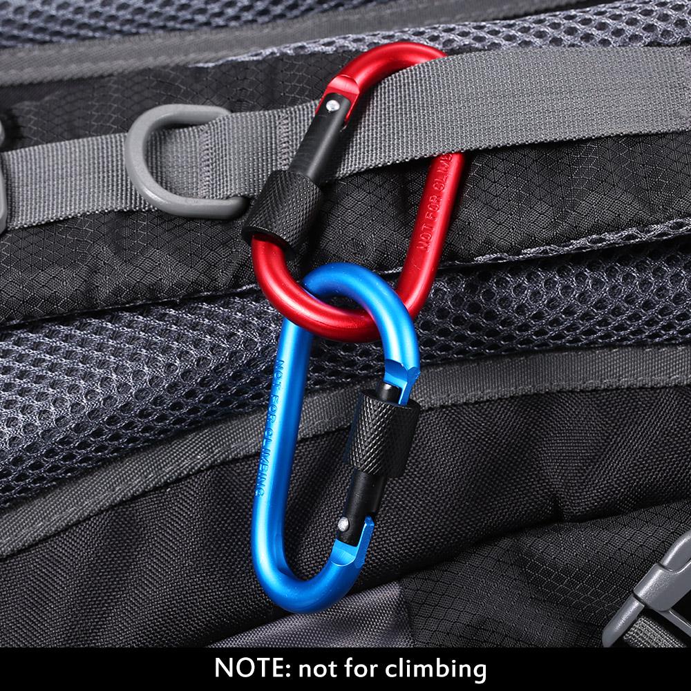 Satın alın Ultra Strength Metal Locking Carabiners Clip Outdoor ...
