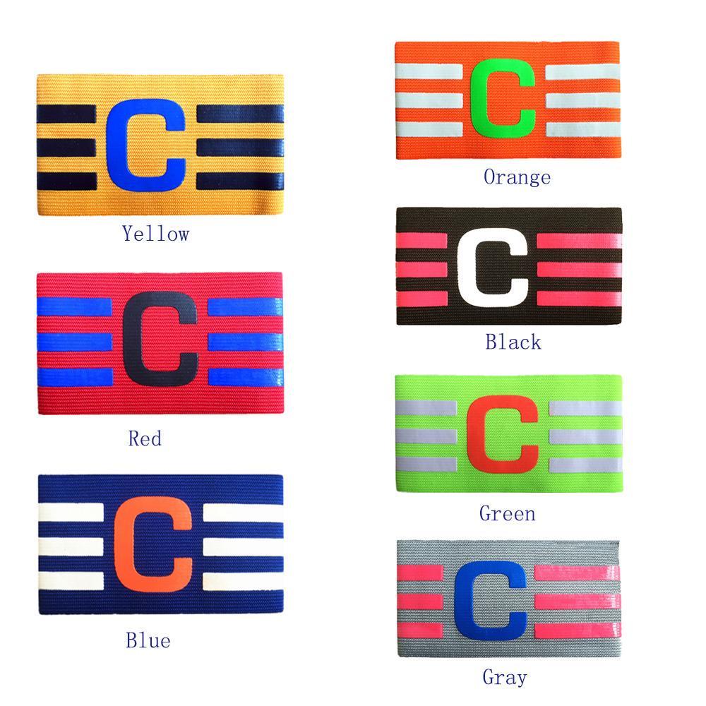 Buy Soccer Armbands Multi Color Adjustable Football Captain Armband at ...