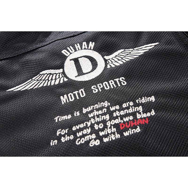 Buy DUHAN Motorcycle Jacket Men Breathable Mesh Racing Protective Gear ...