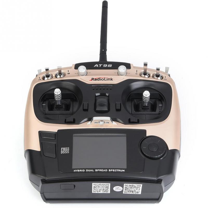 Radiolink AT9S 2.4G 10 Channels Transmitter DSSS FHSS with R9DS ...