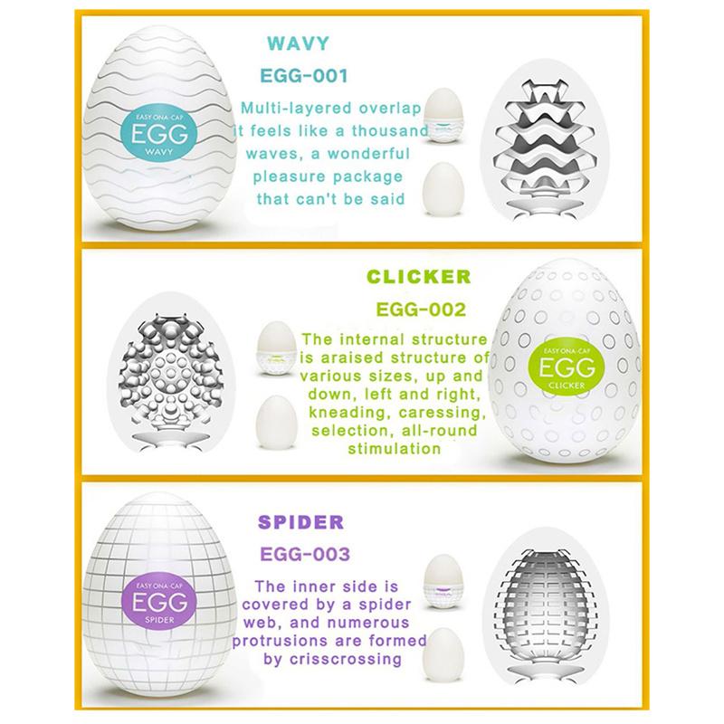 Buy Egg Masturbation Man Portable Male Masturbation Reality Vaginal G Spot Sex Toys for Men ...