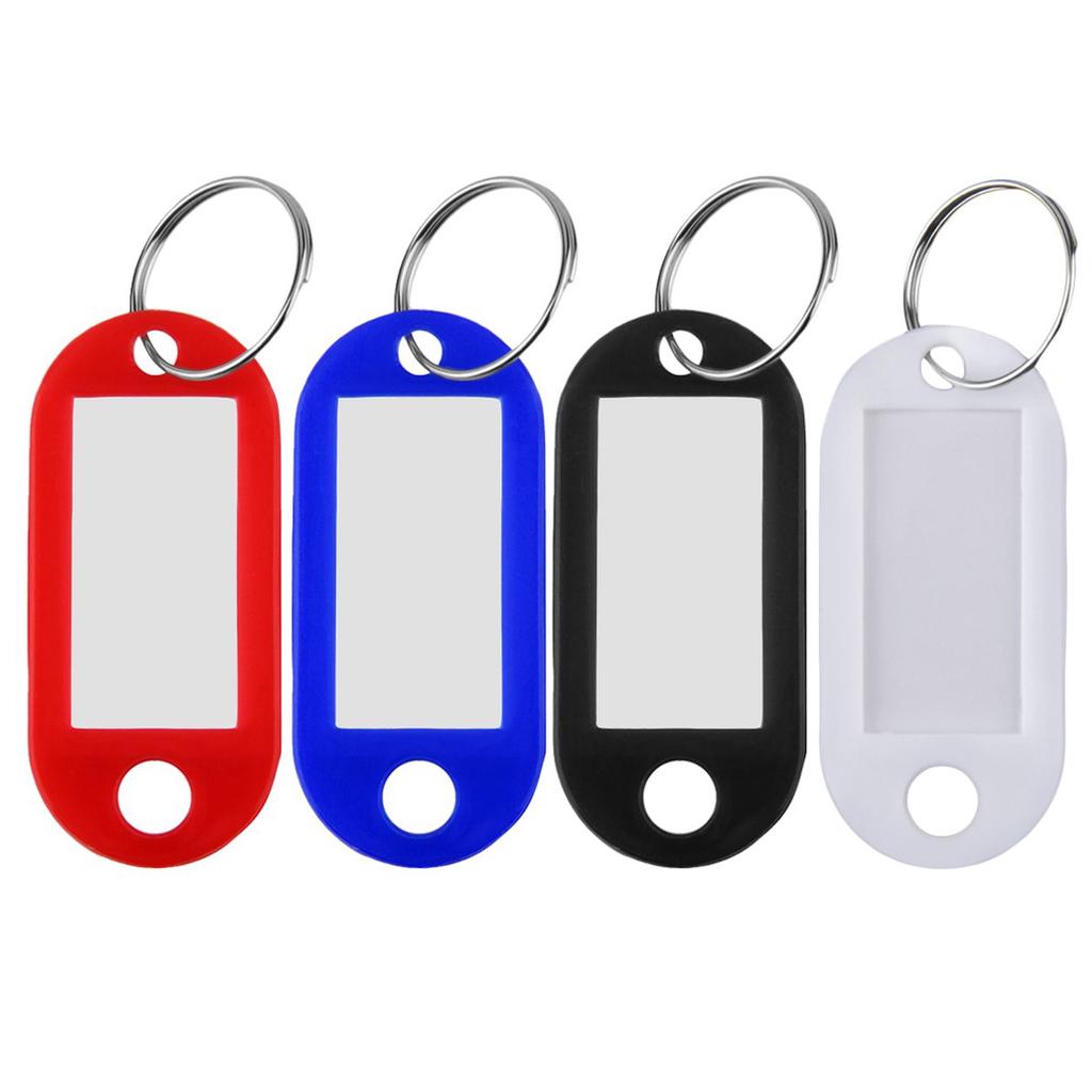 Buy 1pc Plastic Cool Key Ring Tags Key Ring ID Identity Tags Rack Name ...