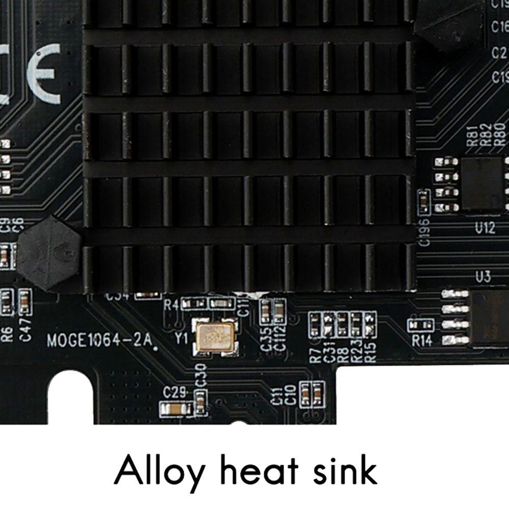 Buy Add On Cards ASM1064 Chip 16 Ports Controller Expansion Card PCIE ...