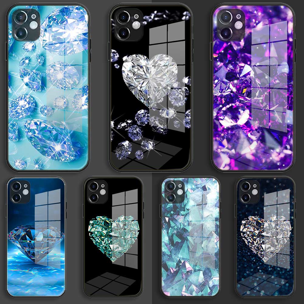 Buy Soft Silicone Glass Case Shell For Iphone 13 12 11 Pro X Xs Max Xr ...