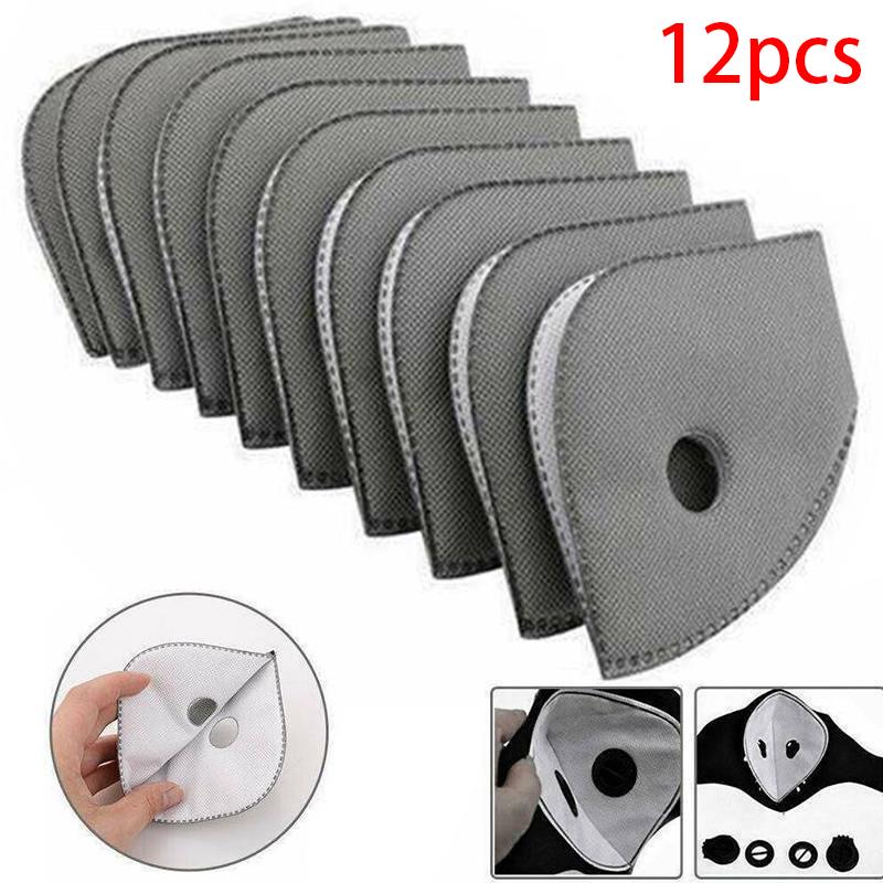 Buy 12x FaceMask Replacement Filters Anti-Haze Active Carbon Filter ...