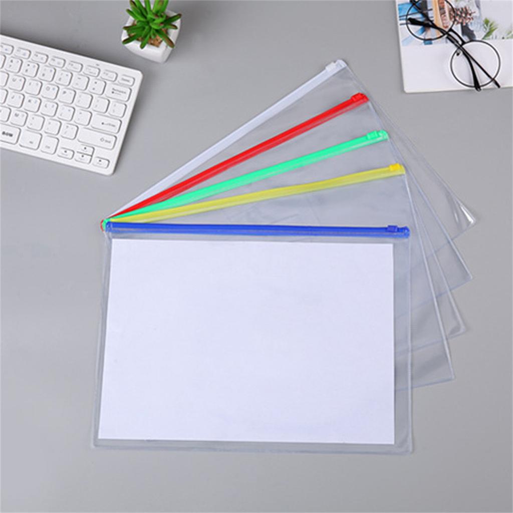 10 Packs Colored Zipper Envelopes Colorful Filling Plastic Zip Poly ...
