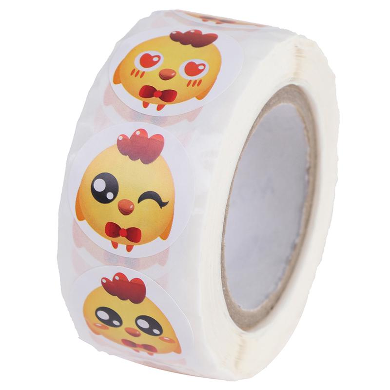 Buy 500Pcs/Roll Chicken Thank You Stickers Packaging Stickers ...