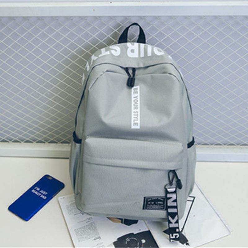 Buy Men Male Canvas College School Student Backpack Casual Rucksacks ...