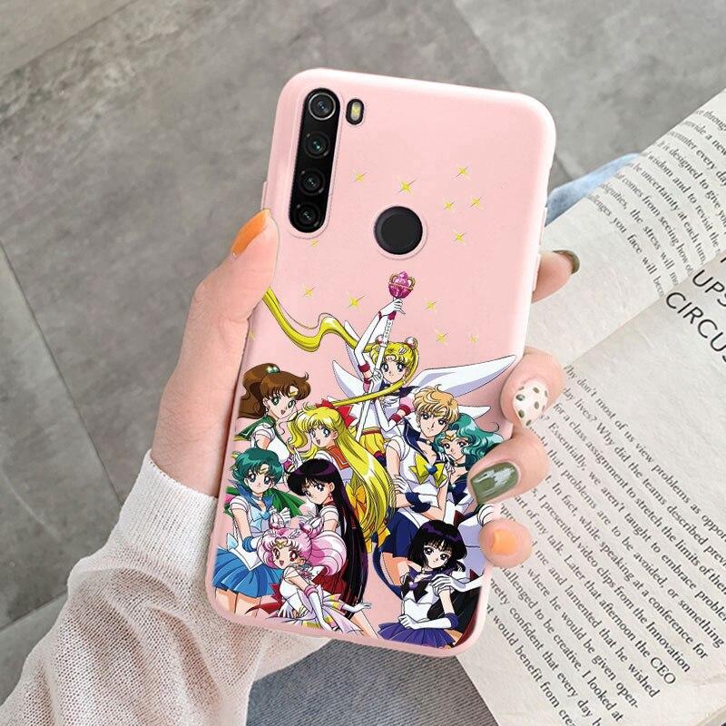 Buy Anime Sailor Moon for Xiaomi Redmi Note 8 8T Pro Phone Case Cute ...