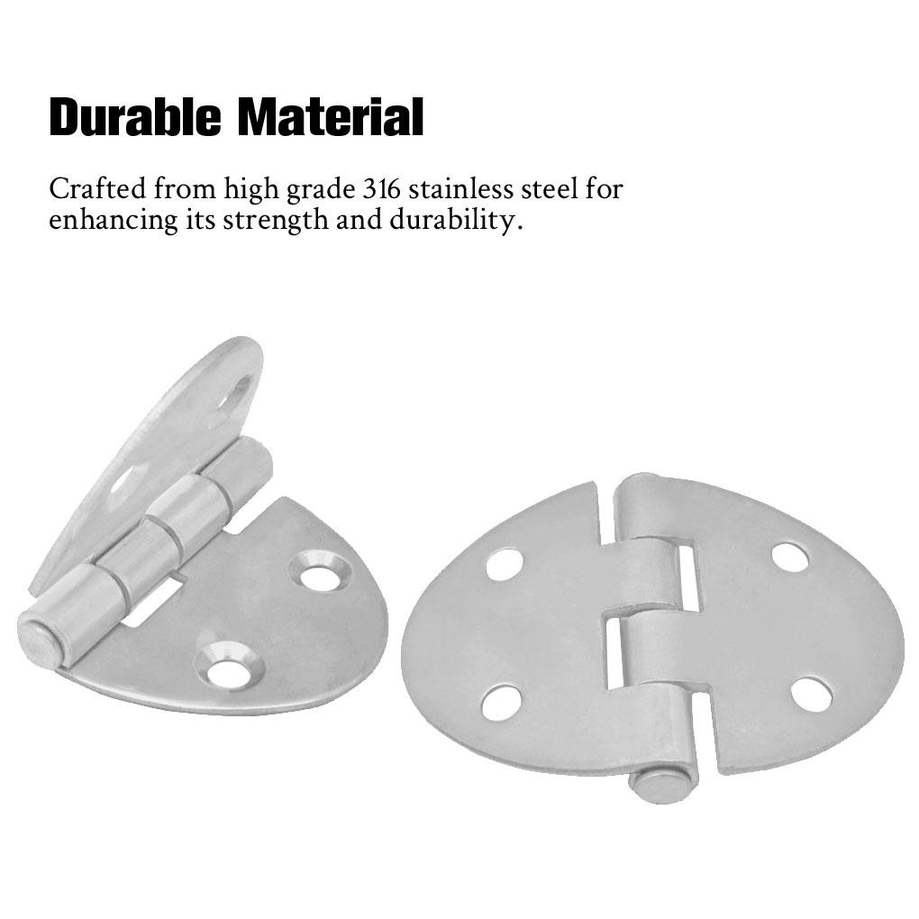 Cheap Hinge 316 Stainless Steel Folding Marine Butt Hinges 4 Holes Door ...