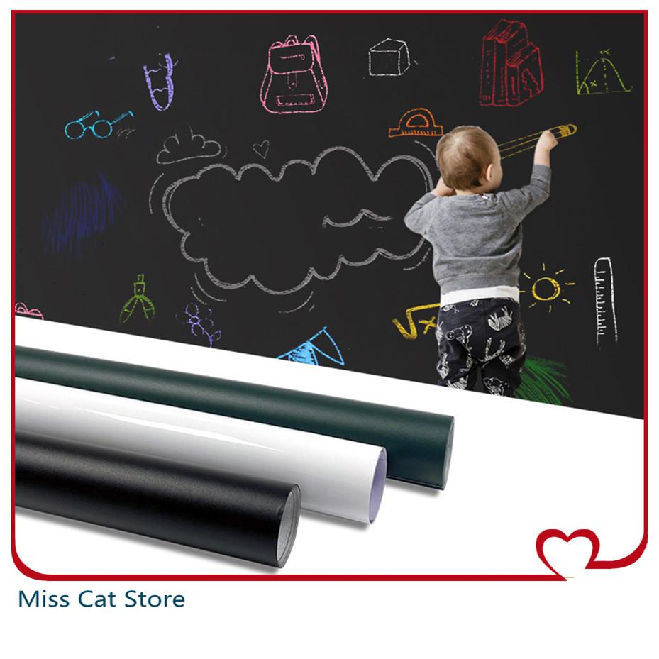 Buy Self-Adhesive Blackboard Stickers Removable PVC Draw Mural Decor ...