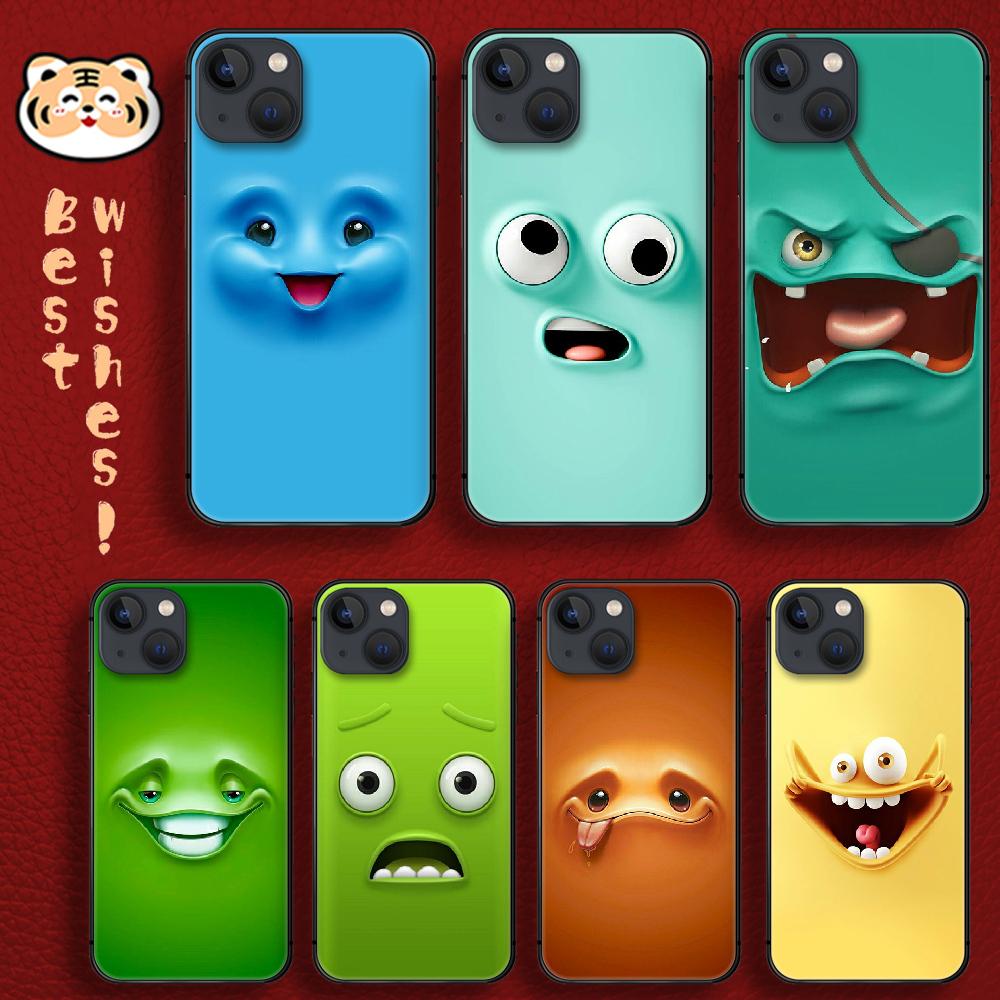 Buy Funny Face Cartoon Soft Tpu Phone Case Cover For Iphone Xiaomi Mi ...