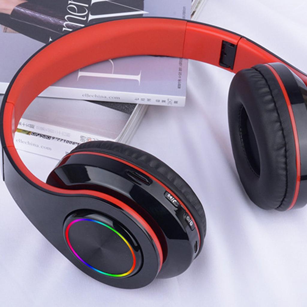 VSBRT B39 Luminous Wireless Headset With Light Bilateral Stereo Long ...