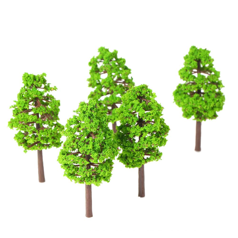 Buy 20 Pcs 70mm Scale Architectural Model Trees Railroad Layout Garden ...