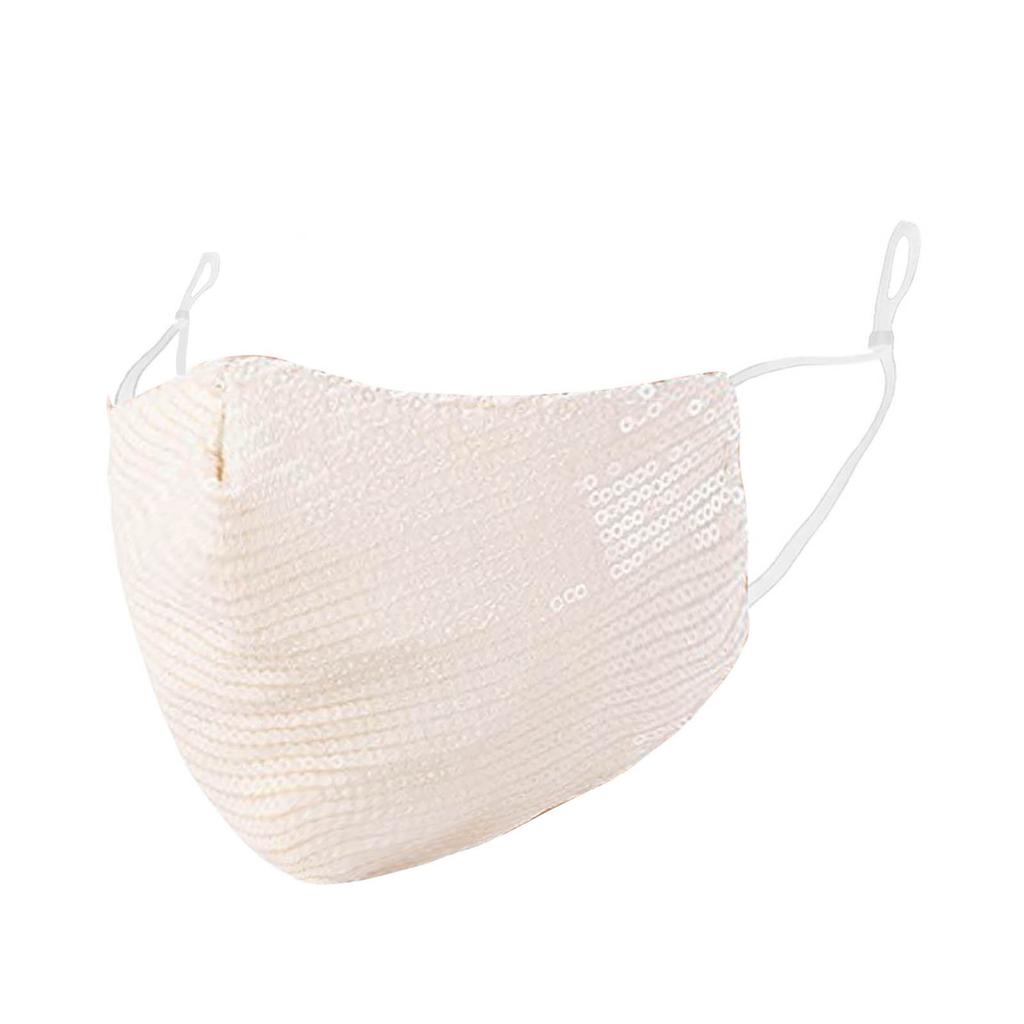 Satın alın AR 1PC Women Sequins Cotton Mask Washable Breathable Mask ...