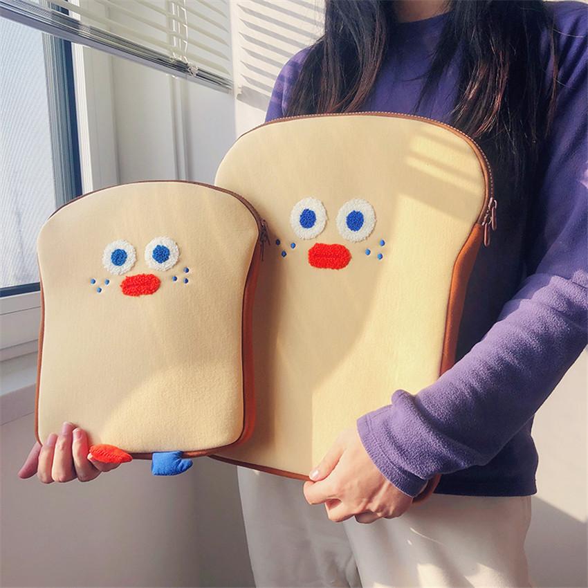 Korean Toast Cartoon Laptop Tablet Case For Mac 9 .7 10 .9 11 13 13 .3 ...