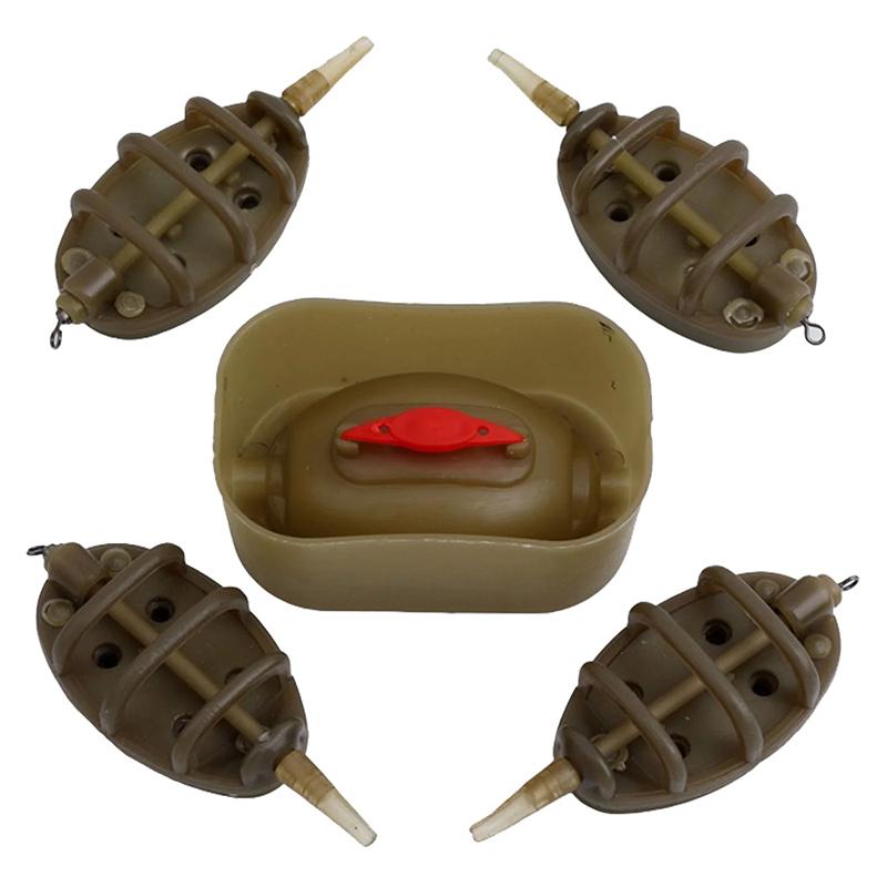 1Set Plumb Set Fishing Accessories Inline Method Fish Tackle Feeder ...