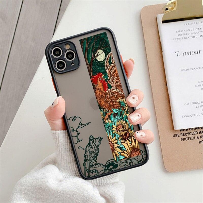 Buy For iPhone 11 12 13 Pro Max XR XS Max Art Phone Case With Twelve ...