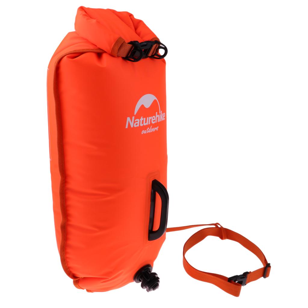 Buy Swim Buoy Inflatable Dry Bag with Wait Belt Open Water Floats ...