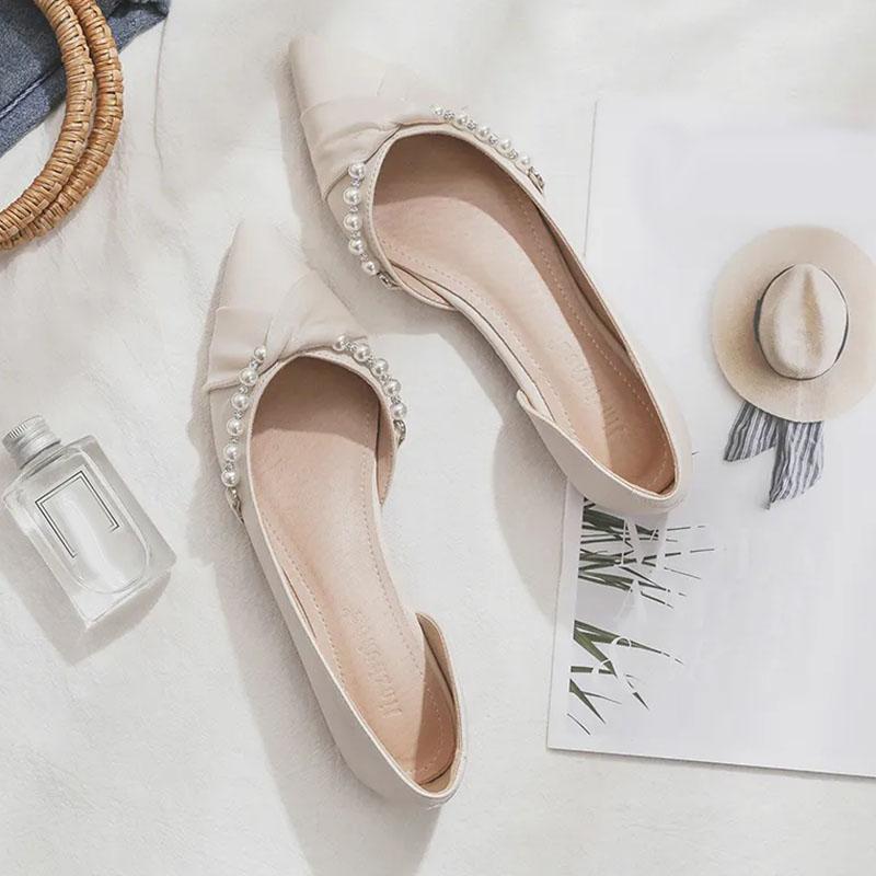 Cheap WTEMPO Pointed Toe Single Shoe Women's Low Heel Soft Sole ...