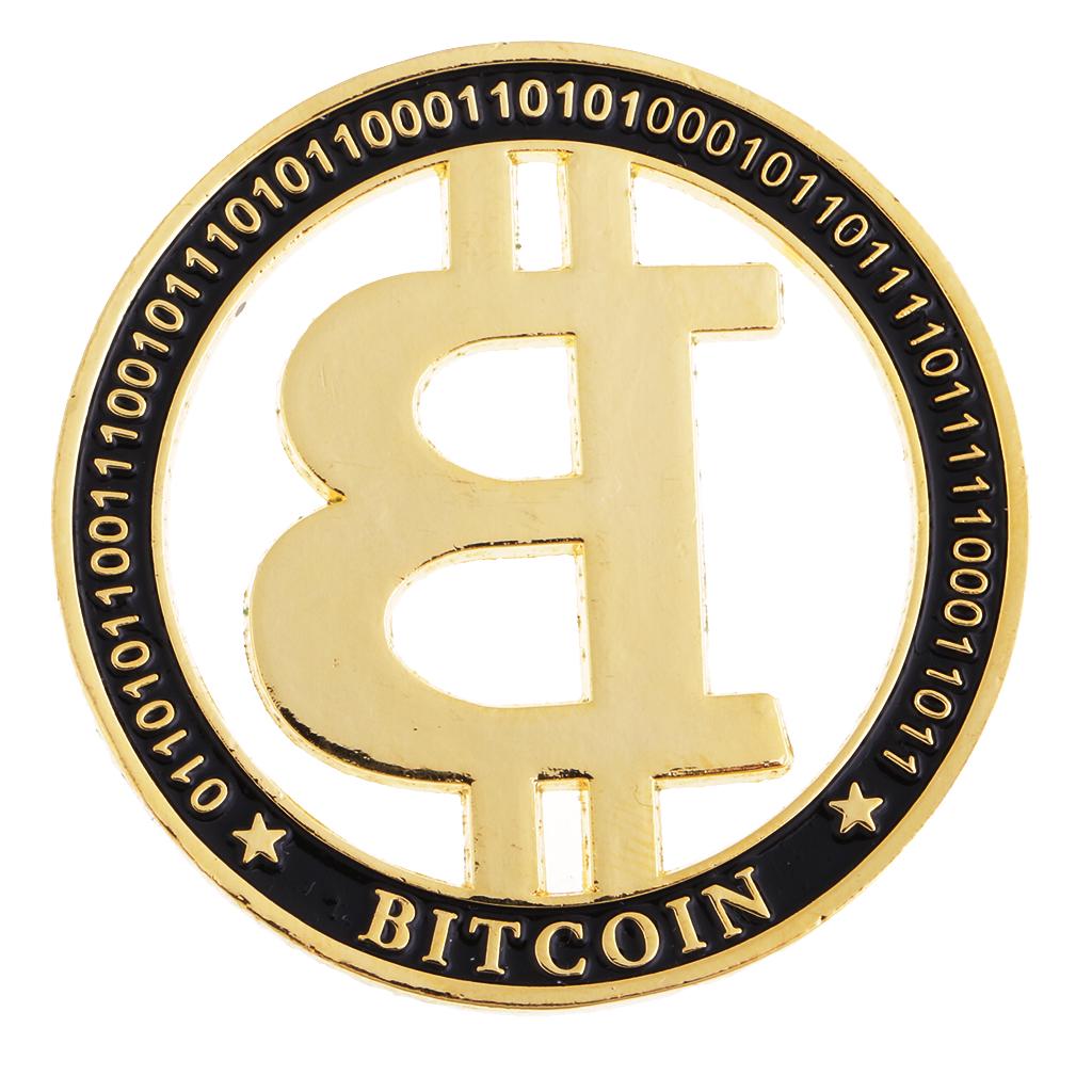 Buy Plated Bitcoin Bit Coin Toys Commemorative Collectible Gifts at ...
